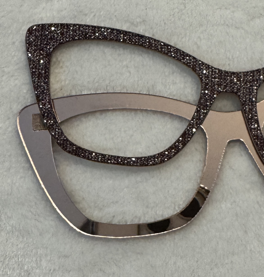 Stacked Metallic Mauve – LaserNonna
